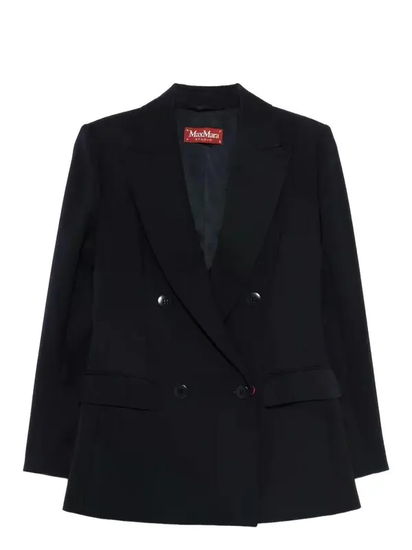 Max Mara Double-breasted Blazer - Blue