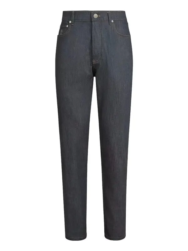 Brunello Cucinelli Five-pocket Trousers - Grey