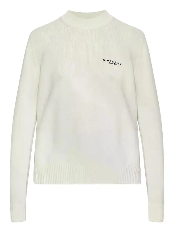 Givenchy Logo Sweater - White