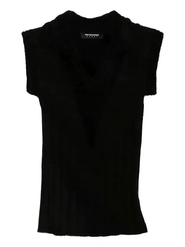 KIKO KOSTADINOV Quimby Polo Top - Black