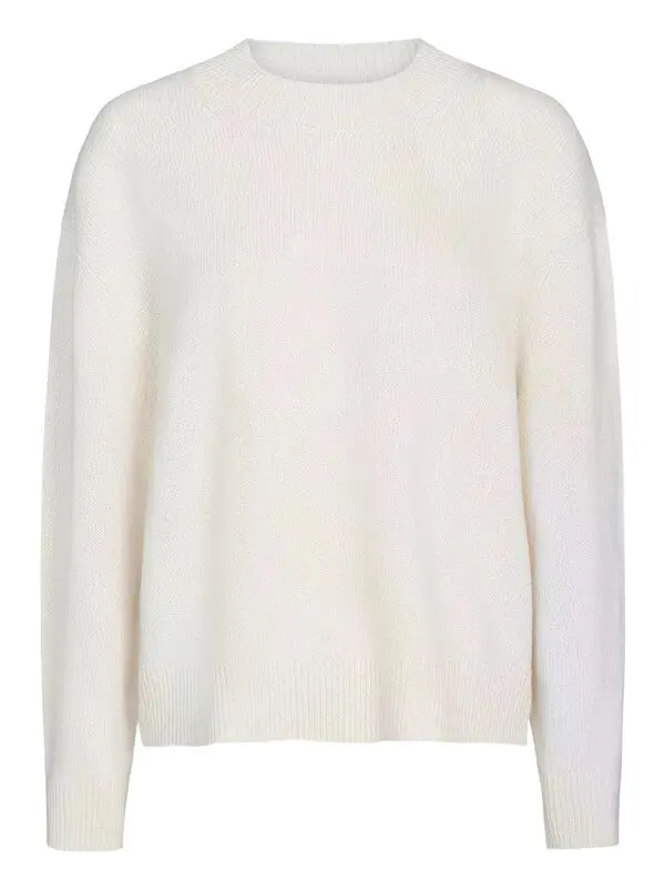 TWP Crew-neck Long-sleeve Sweater - White