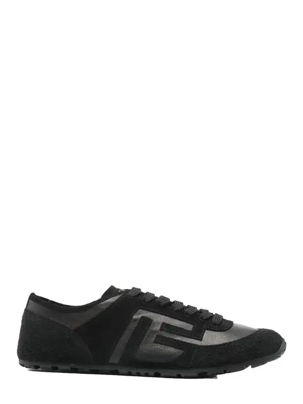 Balmain Logo Panelled Sneakers - Black
