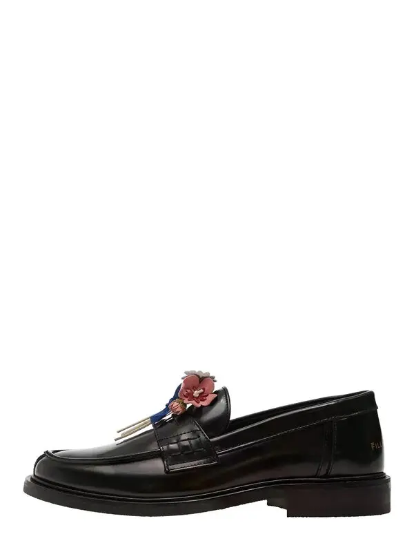 Filling Pieces Bouquet Loafers - Black