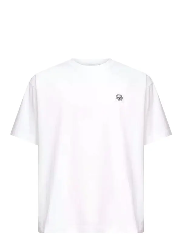 Stone Island Compass Logo-patch T-shirt - White