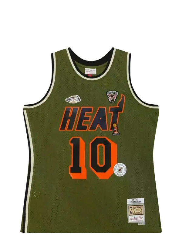 Mitchell & Ness Nba Miami Heat Tim Hardaway 1996-97 Swingman Tank Top - Green