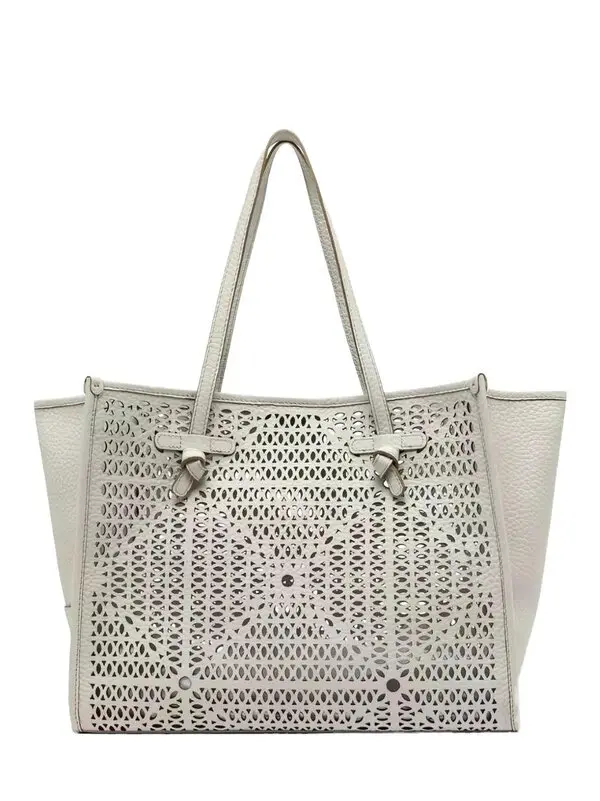 GIANNI CHIARINI Cut-out Top Handle Bag - Grey