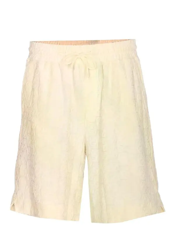Drole De Monsieur Elasticised-waist Track Shorts - Neutrals