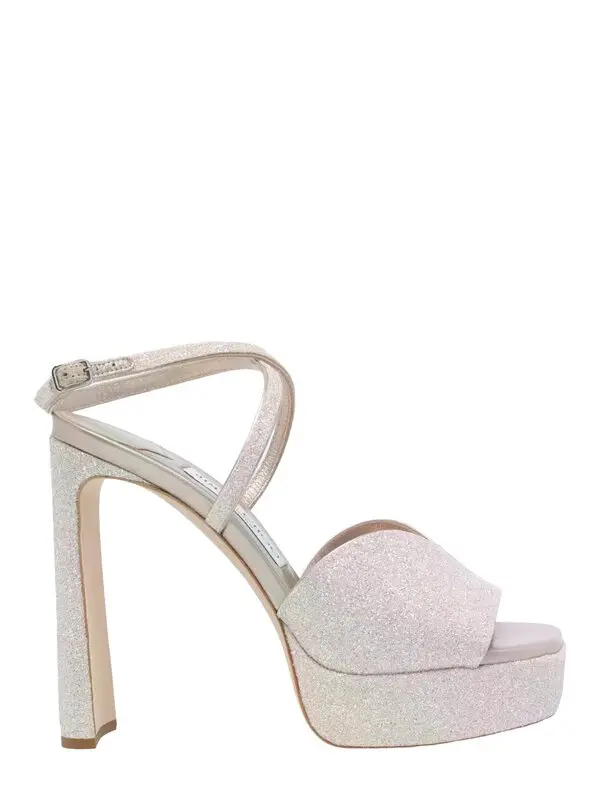 JIMMY CHOO Karli Platform Sandals - Neutrals