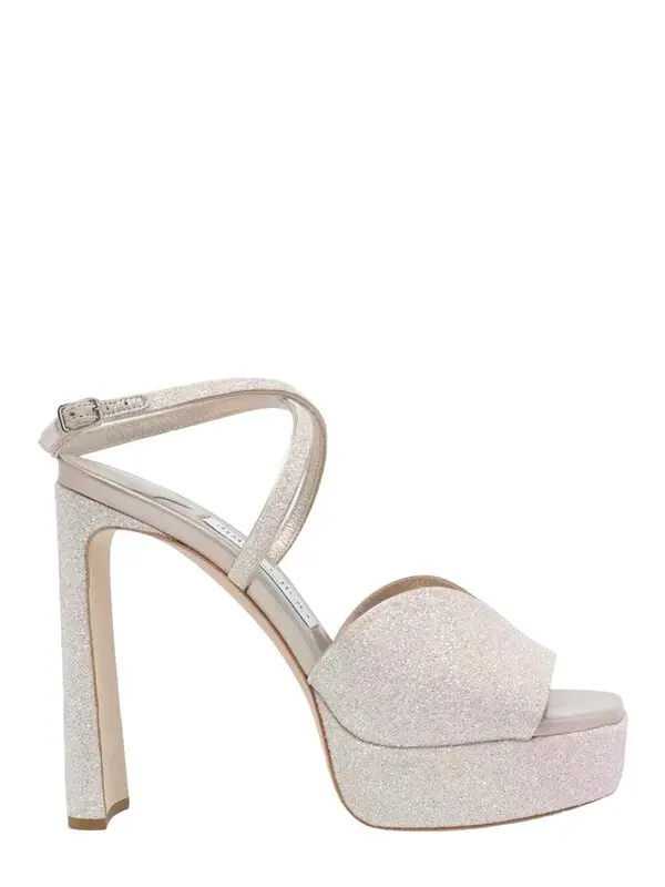 JIMMY CHOO Karli Platform Sandals - Neutrals