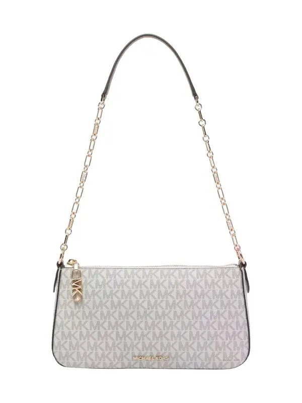 Michael Kors Logo-pattern Shoulder Bag - Neutrals