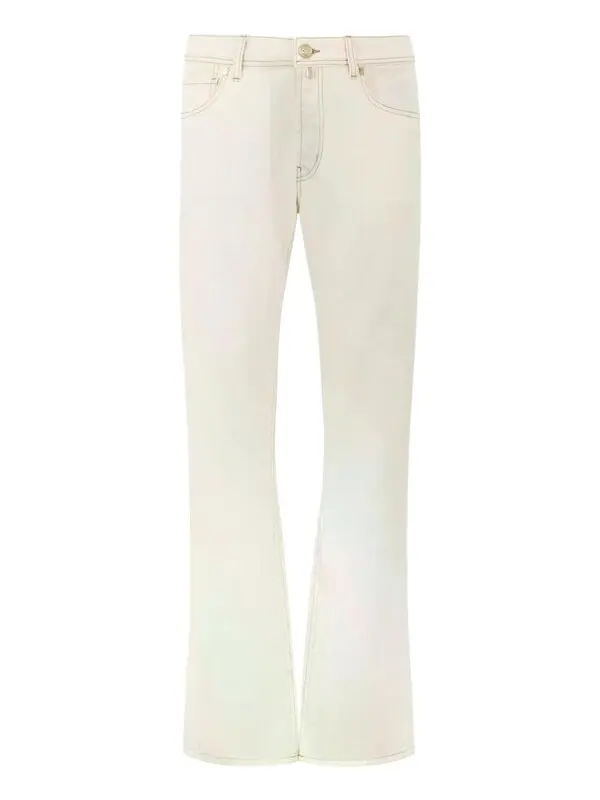 BILLIONAIRE Five-pocket Jeans With Embroidered Detail - Neutrals