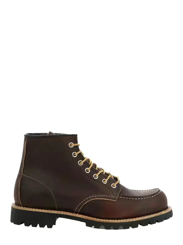 Red Wing Lace-up Moc-toe Boots - Brown