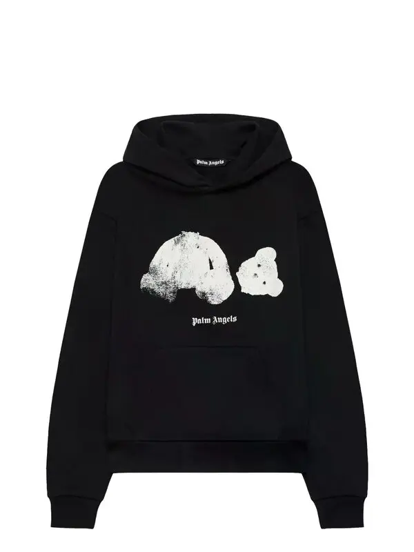 Palm Angels Graphic Hoodie - Black