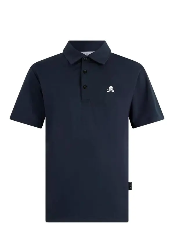 Philipp Plein Logo Polo Shirt - Blue