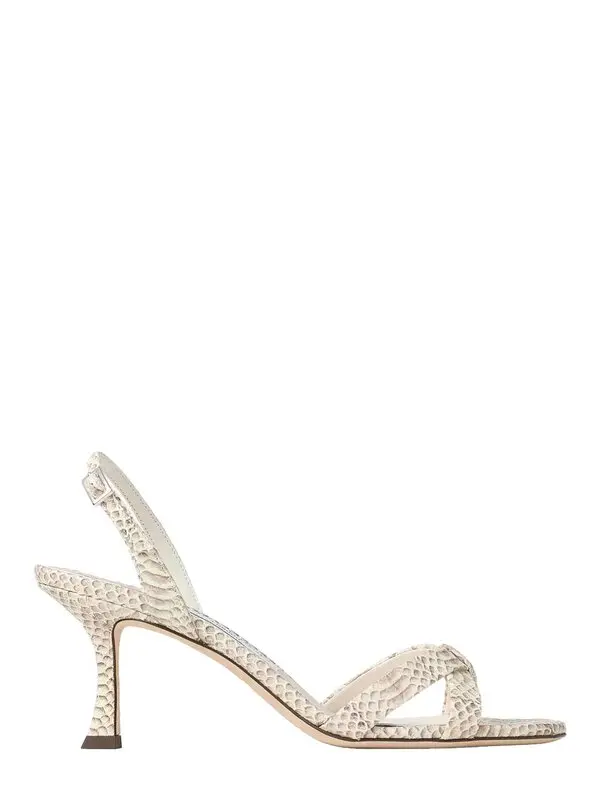 JIMMY CHOO 70mm Elsy Sandals - Neutrals