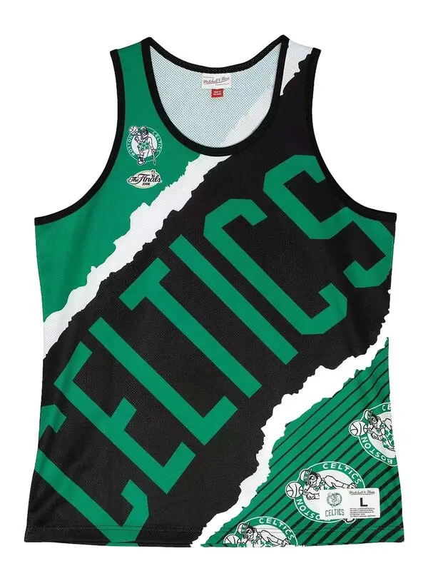 Mitchell & Ness Jumbotron 2.0 Celtic Round-neck Tank Top - Green