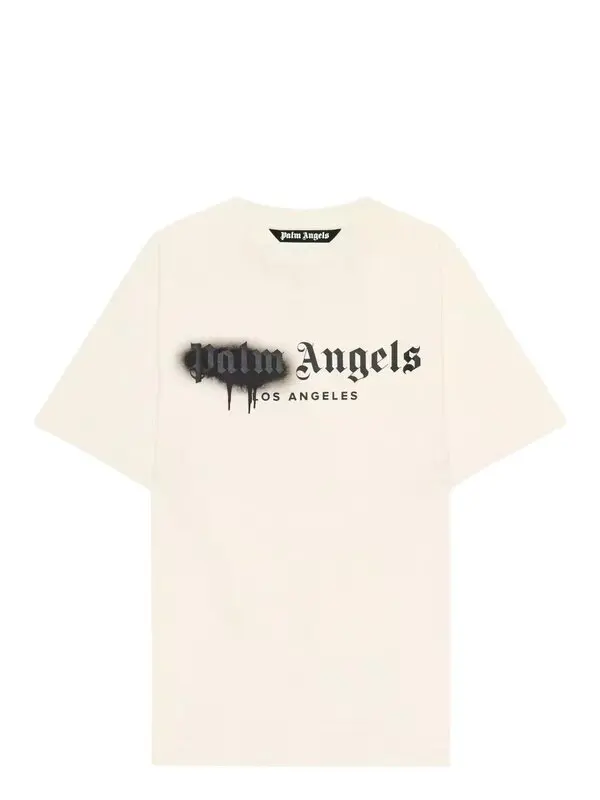Palm Angels Spray City Los Angeles Dripping Logo T-shirt - White