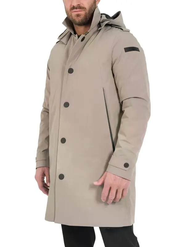 RRD Buttoned Hooded Parka - Neutrals