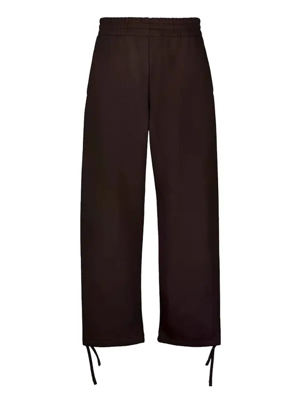 Gucci Brushed Cotton Track Pants - Brown