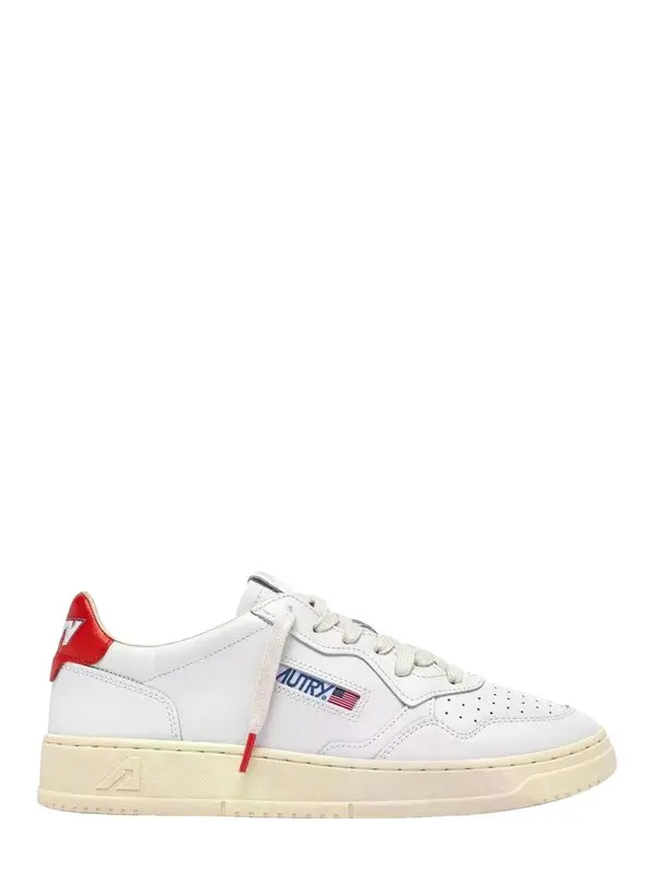 AUTRY Medalist Low-top Leather Sneakers - White