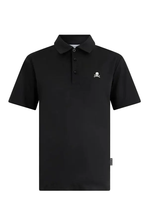 Philipp Plein Logo Polo Shirt - Black