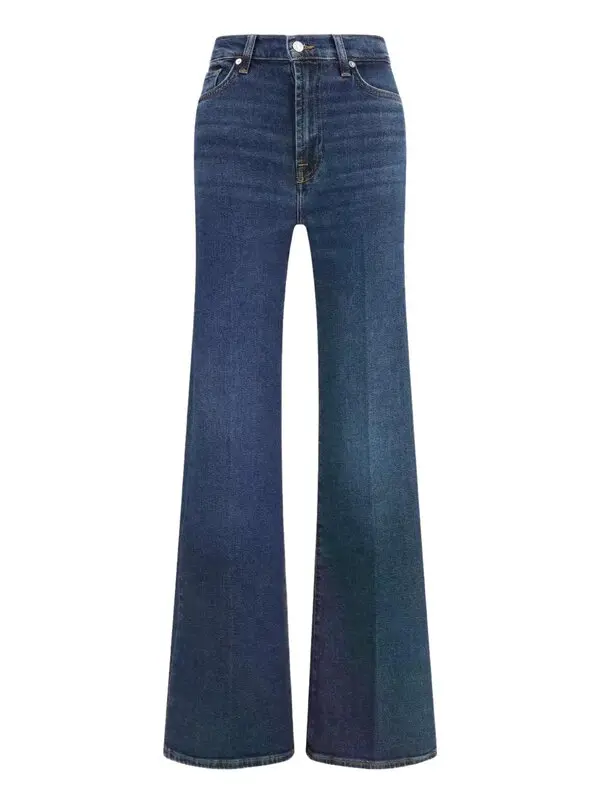 7 For All Mankind Dojo Five-pocket Jeans - Blue
