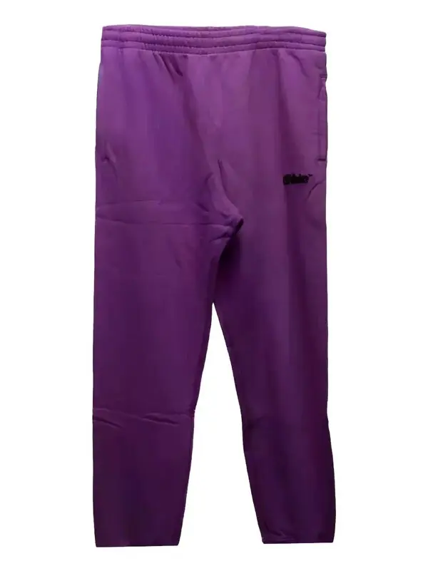 Off-White Logo Trousers - Purple