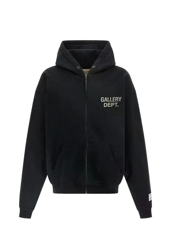 GALLERY DEPT. Full-zip Hoodie - Black
