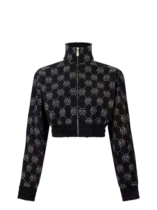 Philipp Plein Monogram Crystal Sweatshirt - Black
