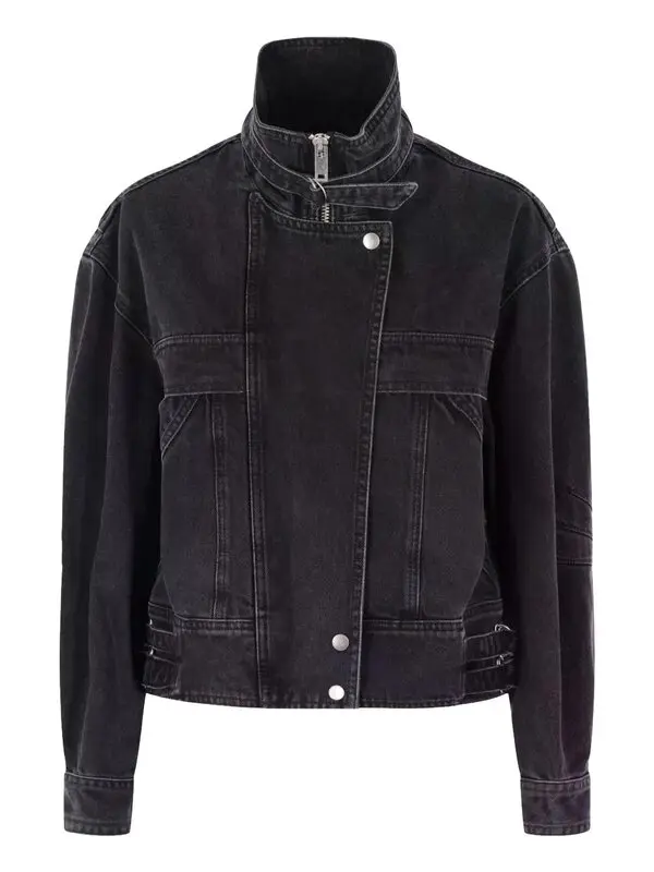 MARANT ETOILE Faded Zip Jacket - Black
