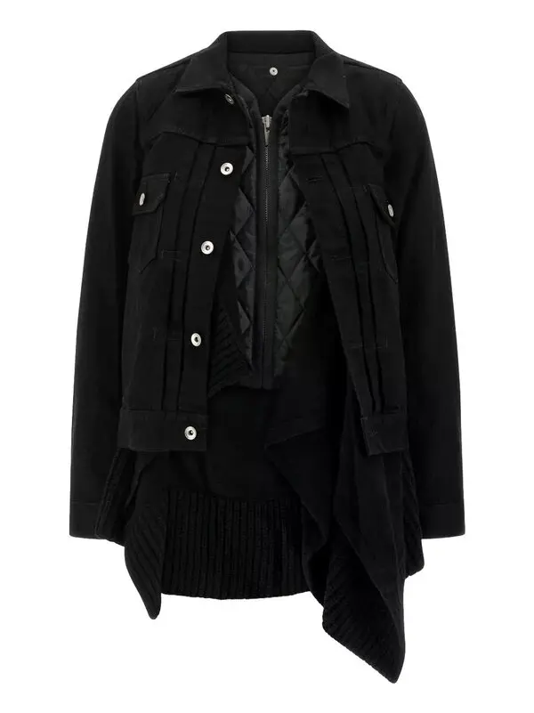 Sacai Quilted Jacket - Black