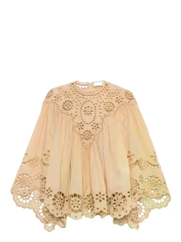 Zimmermann Embroidered Blouse - Neutrals