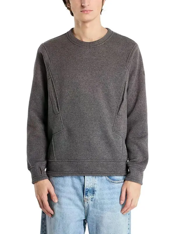 TILAK Chest-pockets Sweatshirt - Grey