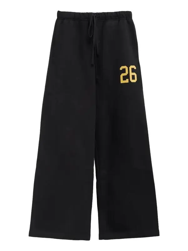 Fear Of God Lounge Number-print Track Pants - Black