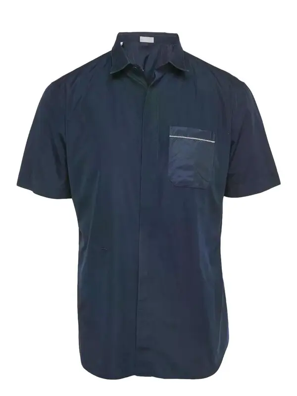 Dior Short-sleeve Pocket Shirt - Blue