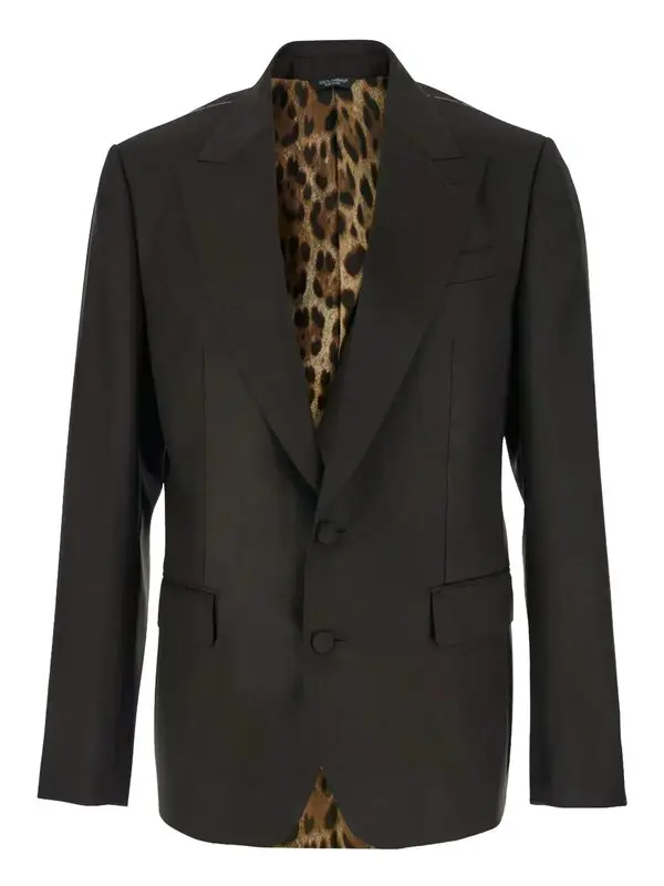 Dolce & Gabbana Sicilia Tailored Jacket - Brown