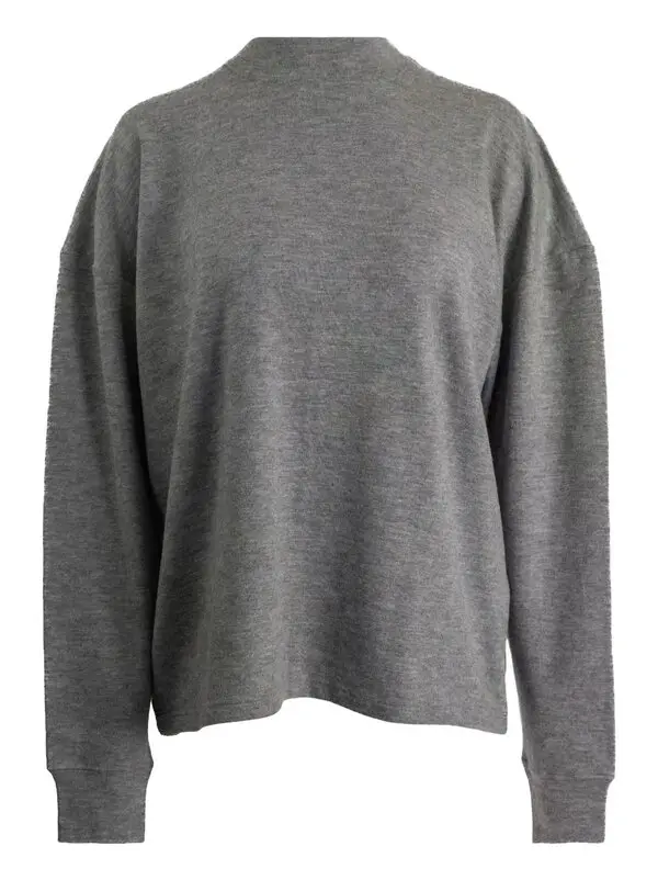 THE ROW Mock-neck Sweater - Grey