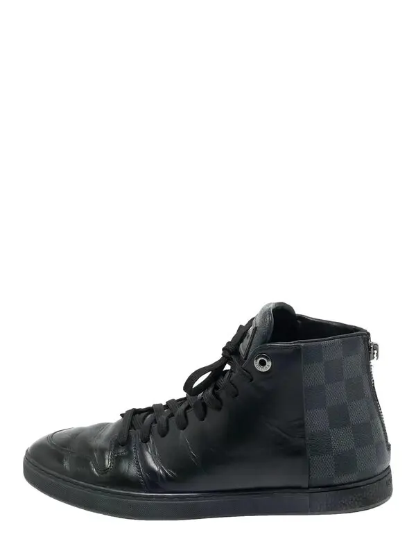 LOUIS VUITTON Damier Graphite High-top Sneakers - Black