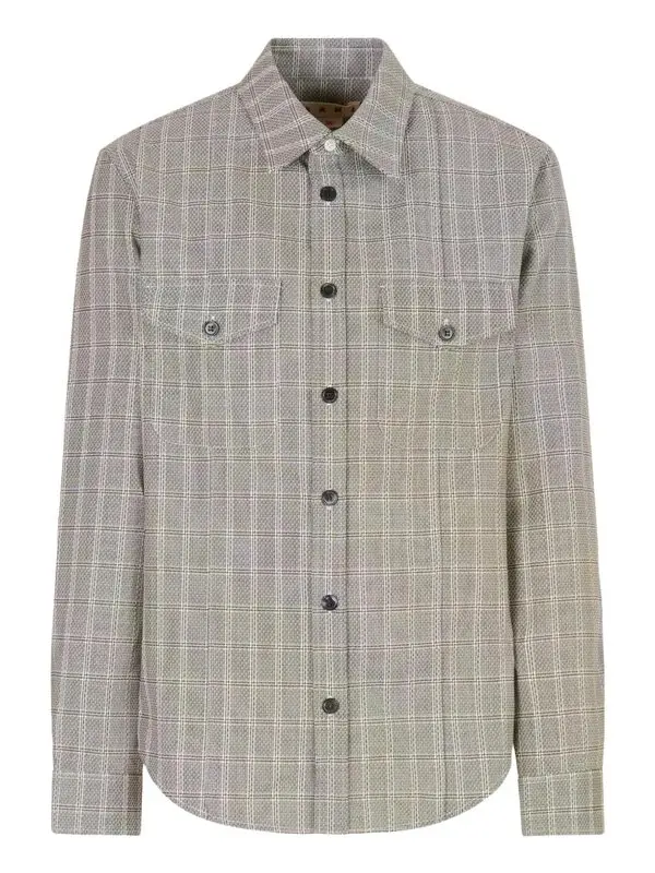 Marni Flap-pocket Shirt - Grey