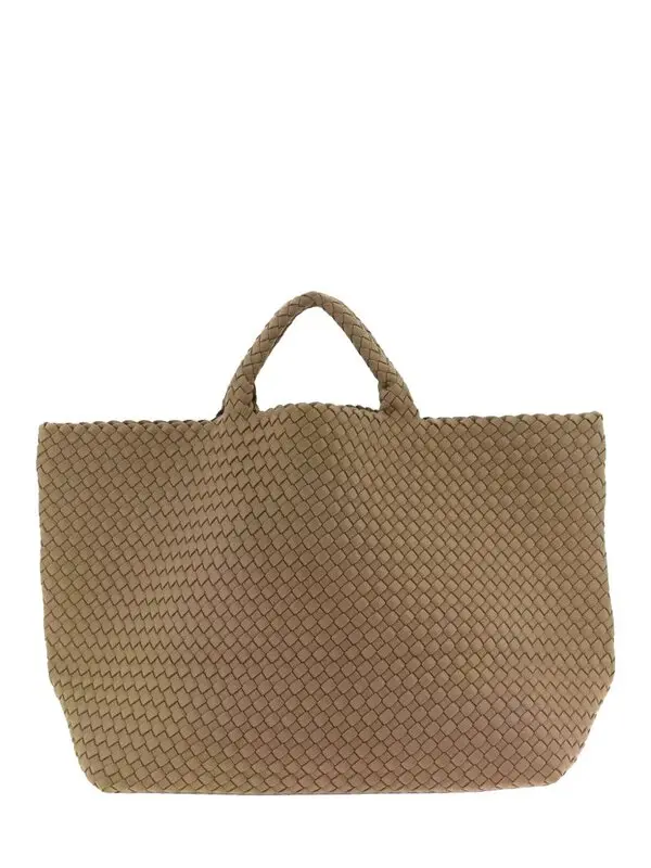 NAGHEDI Logo-patch Tote Bag - Neutrals