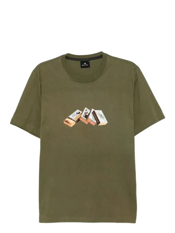 Paul Smith Graphic-printed T-shirt - Green