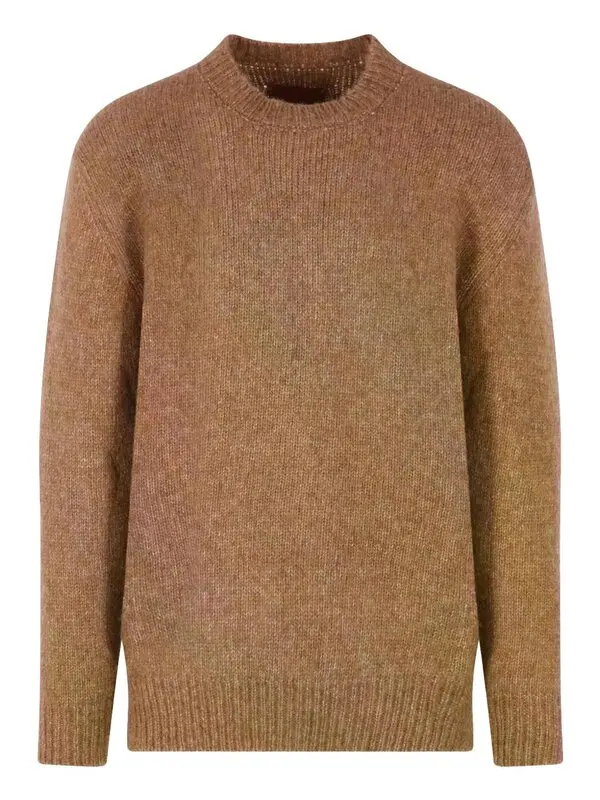 MONITALY Crew-neck Sweater - Brown