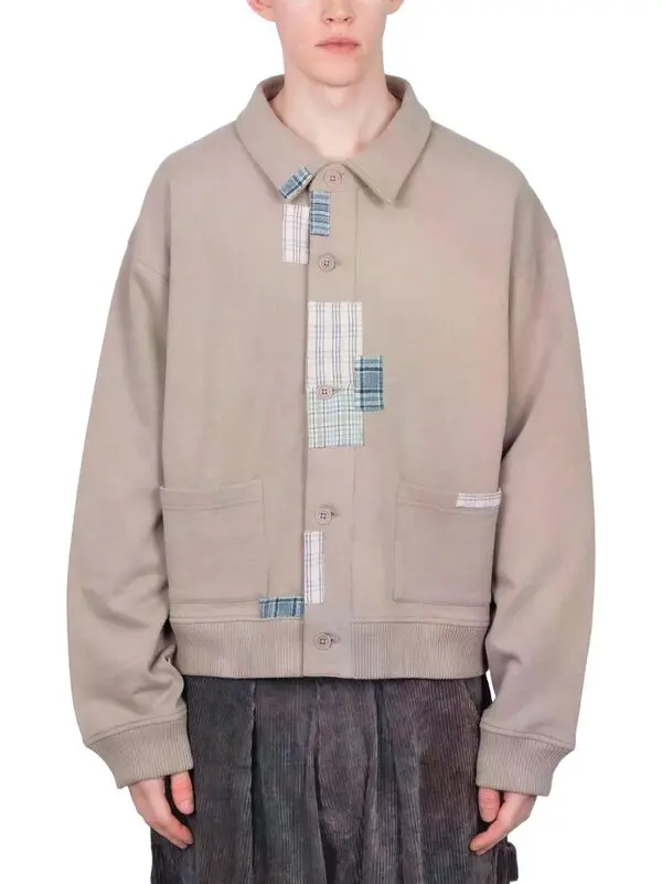 STORY MFG. Walking Patchwork Jacket - Grey
