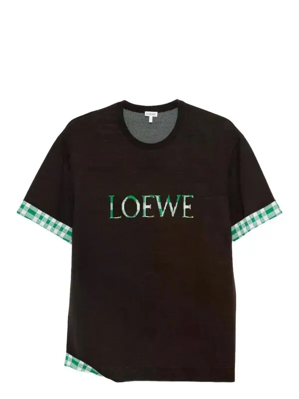 Loewe Logo-print T-shirt - Brown