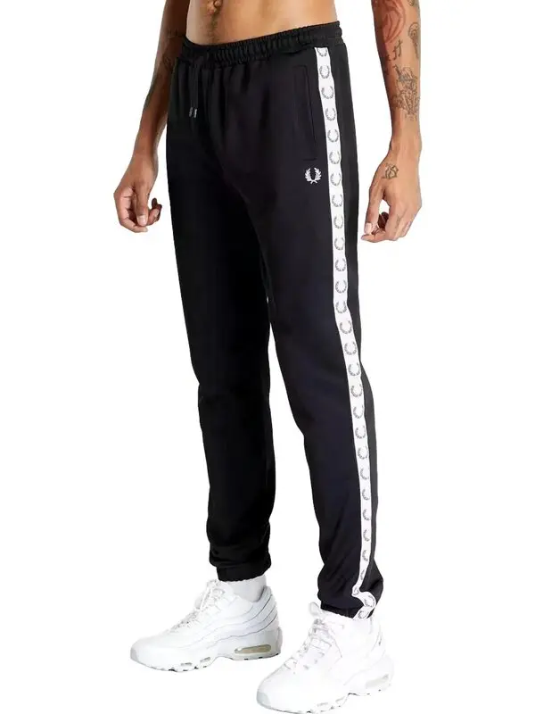 Fred Perry Side-tape Track Pants - Black