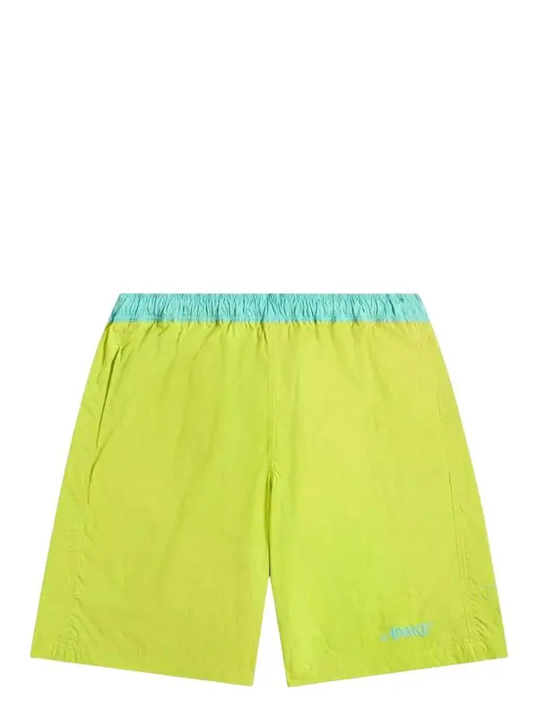AWAKE NY Colour-block Swim Shorts - Yellow