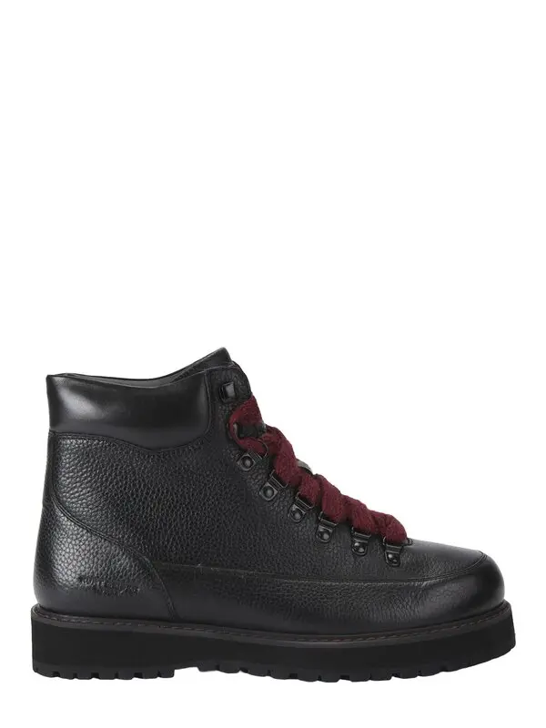 Kurt Geiger Leather Chiltern Hiker Boots - Black