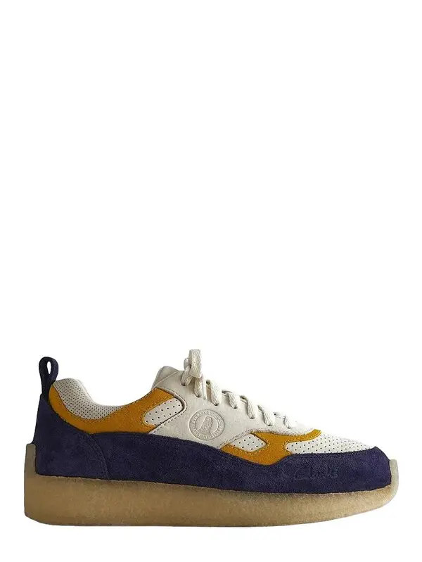 Clarks Lockhill Kith Suedein Sneakers - Blue/yellow
