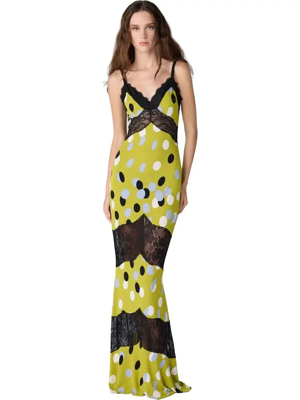 Diane Von Furstenberg Eden Maxi Dress - Giant Blinding Lights Absynth