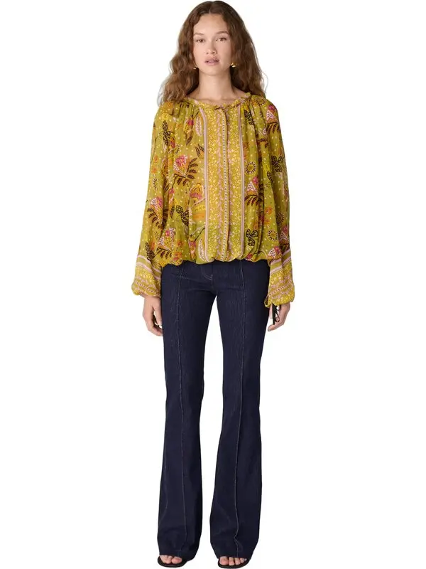 Diane Von Furstenberg Jana Blouse - Realto Bandana